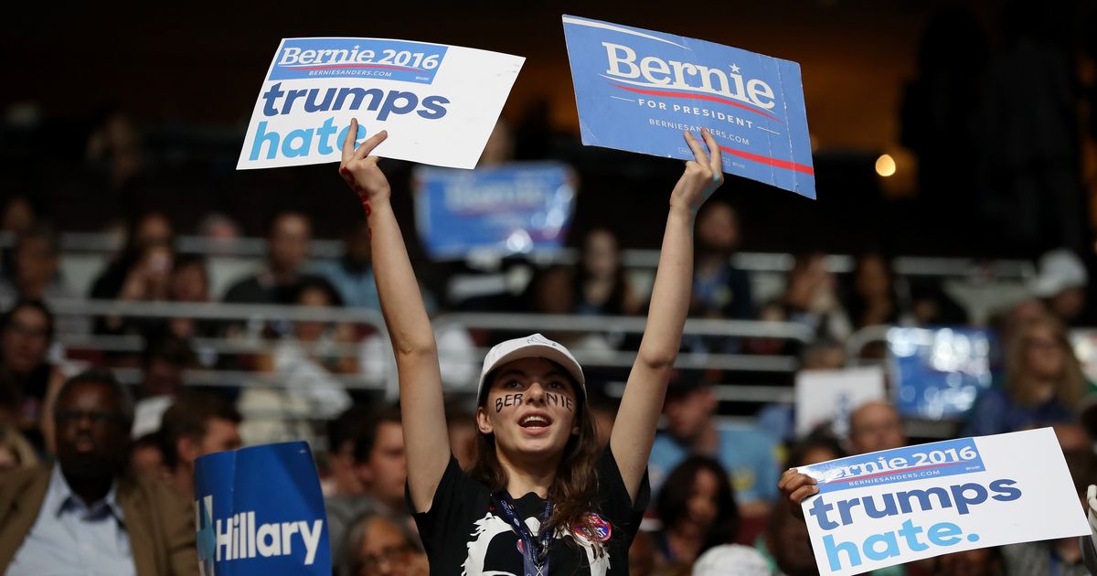 How Bernie-or-Bust Fanatics Dominated the First Day of the Democratic ...