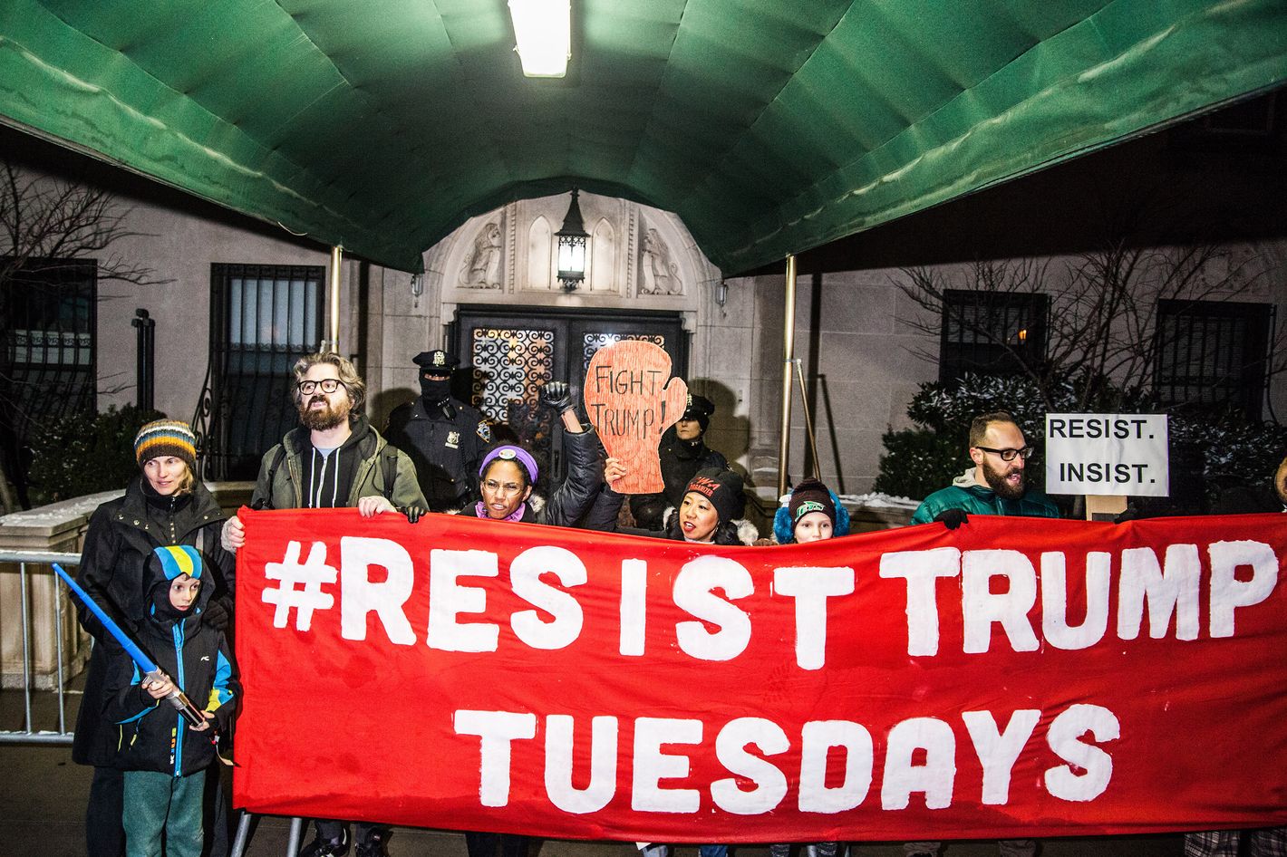 Photos: Thousands Protest Outside Schumer’s Brooklyn Home