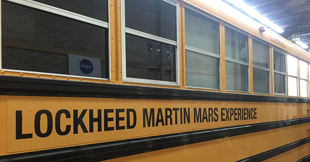 This Virtual-Reality Bus Transports Kids to Mars