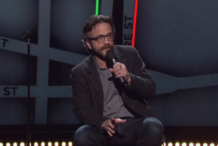 Exploring Marc Maron’s Best Joke, ‘Almost Died on a Plane’