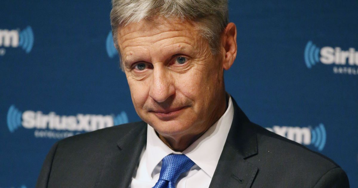 Right on Schedule, Gary Johnson’s Poll Numbers Are Crashing