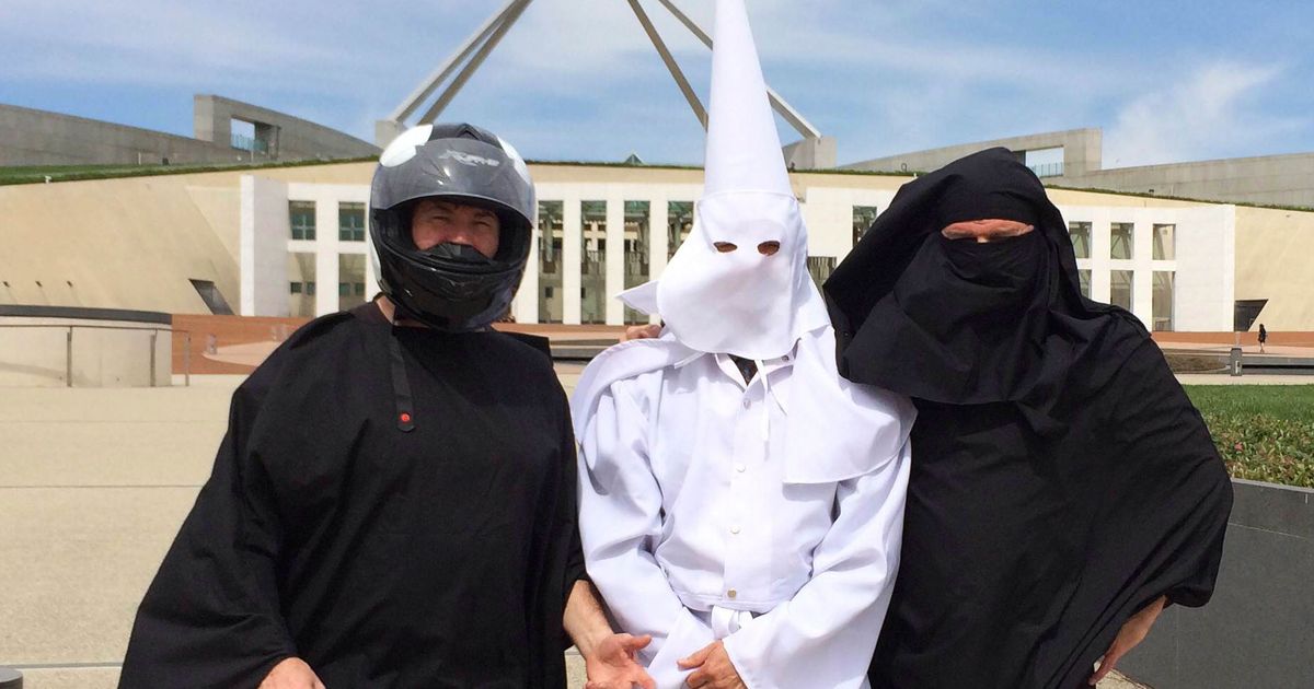 Australian Bros Wear KKK Hood in Public to Prove a Point About Face ...