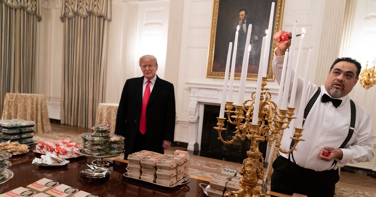 Trump Treated Clemson to Fast Food at the White House