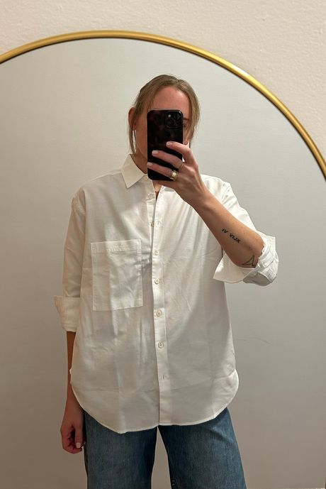 My Hunt for the Perfect Oversize White Button-Up | The Strategist