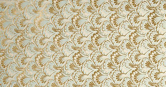 A Fancy, Golden Italian Paper Made From Secret Family Techniques