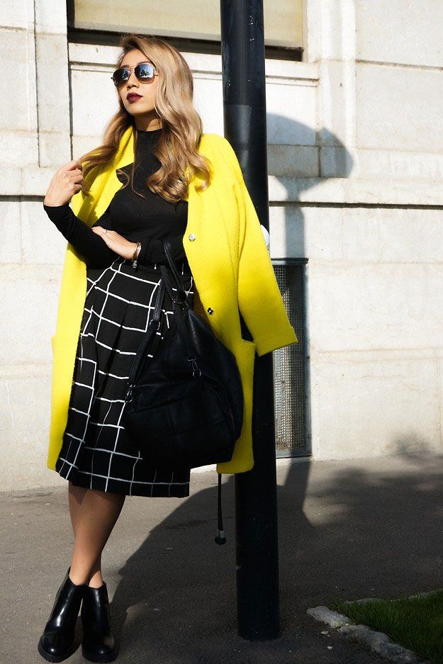11 Ways to Pull Off a Bright-Yellow Coat