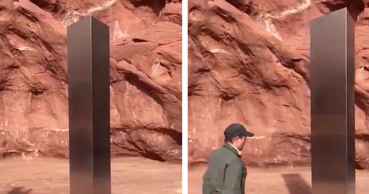 Mysterious Metal Monolith Discovered in Utah