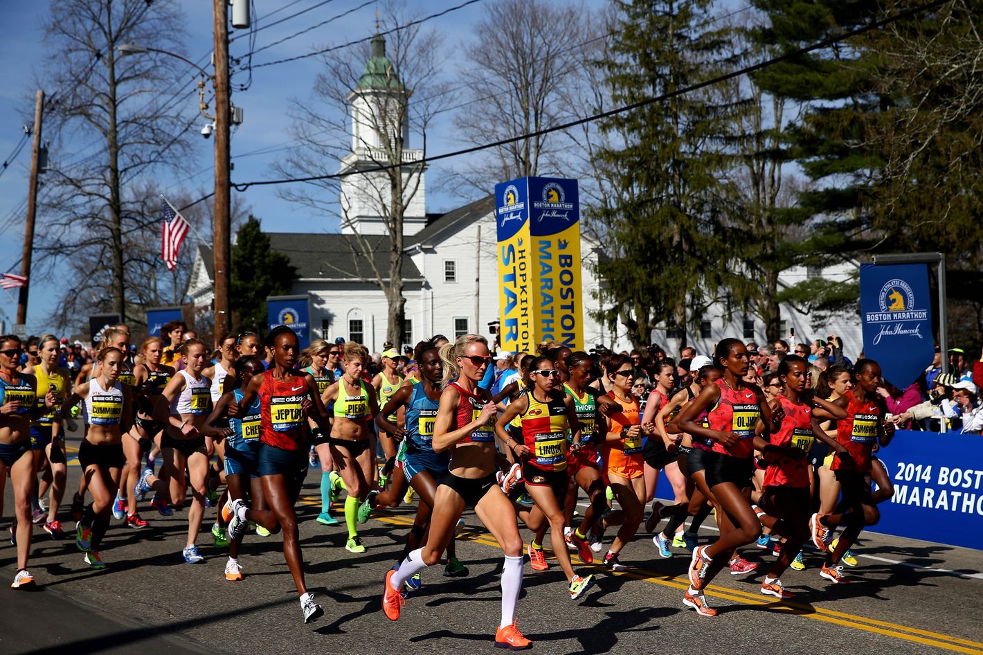 Photos: American Man Meb Keflezighi Wins Boston Marathon