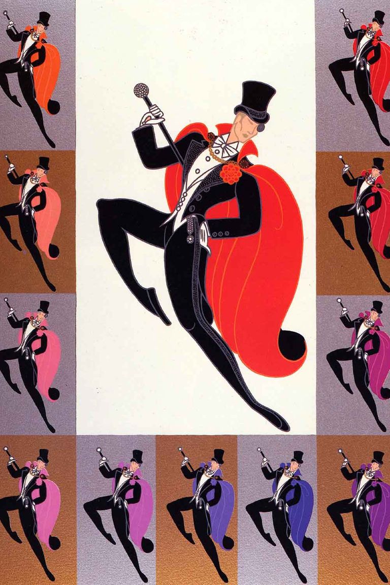 Lavish Art Deco Fashions, Painted by Erté