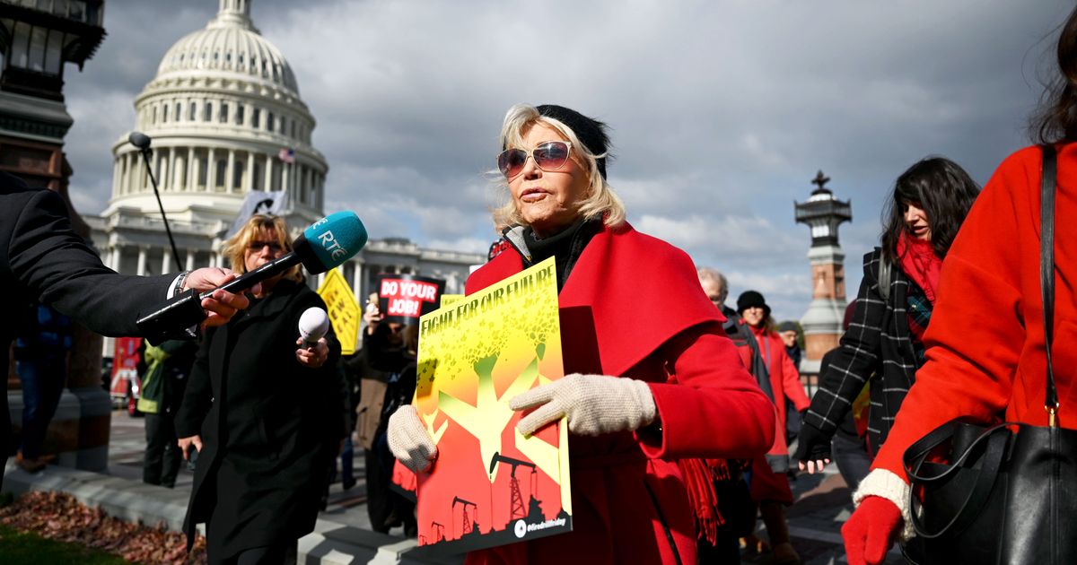 Jane Fonda Avoided Arrest at This Week’s DC Climate Protest