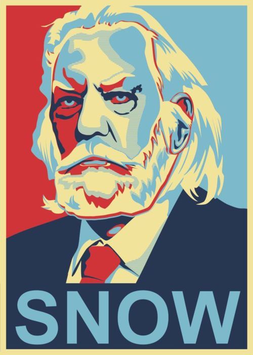 See an Obama-Style Poster for President Snow (of The Hunger Games)