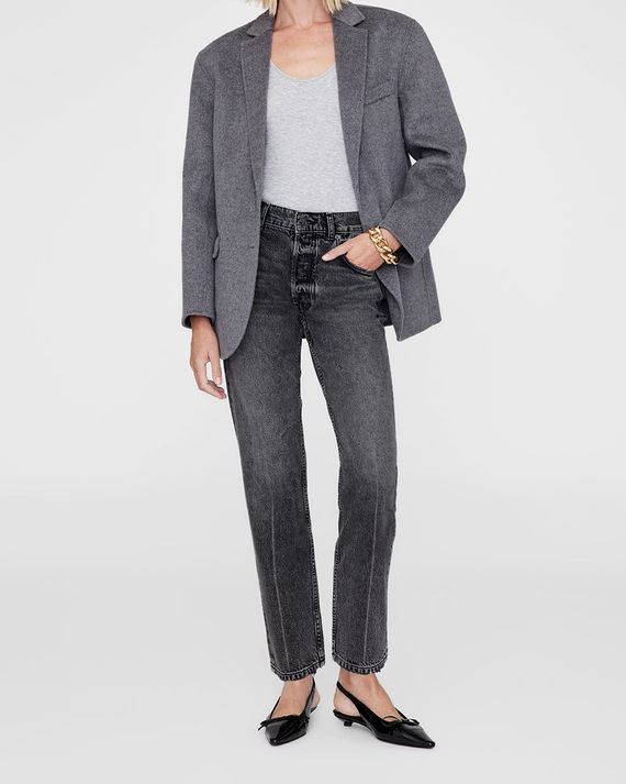Mya Gelber’s Hunt for the Perfect Gray Jeans | The Strategist