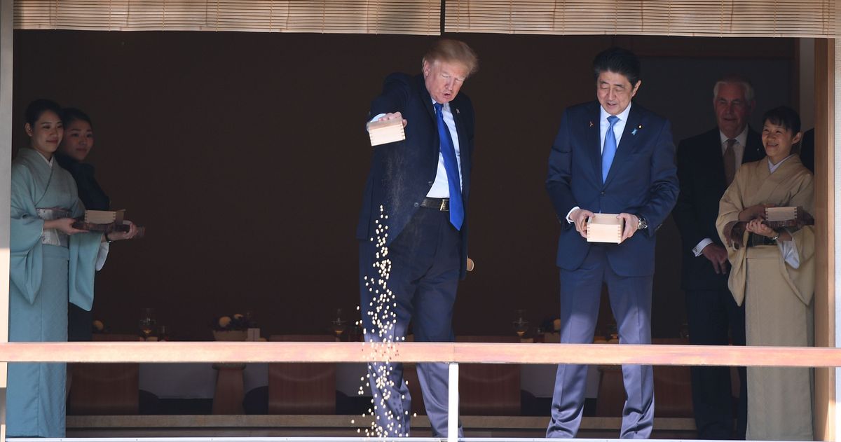 Trump Under Fire for Improper Fish-Feeding Technique