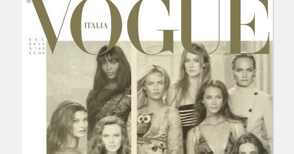 Vogue Italia Cover Is Chock-full of Supermodels