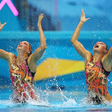 All the Sparkle and Campy Glamour of Synchronized Swimming Costumes at ...