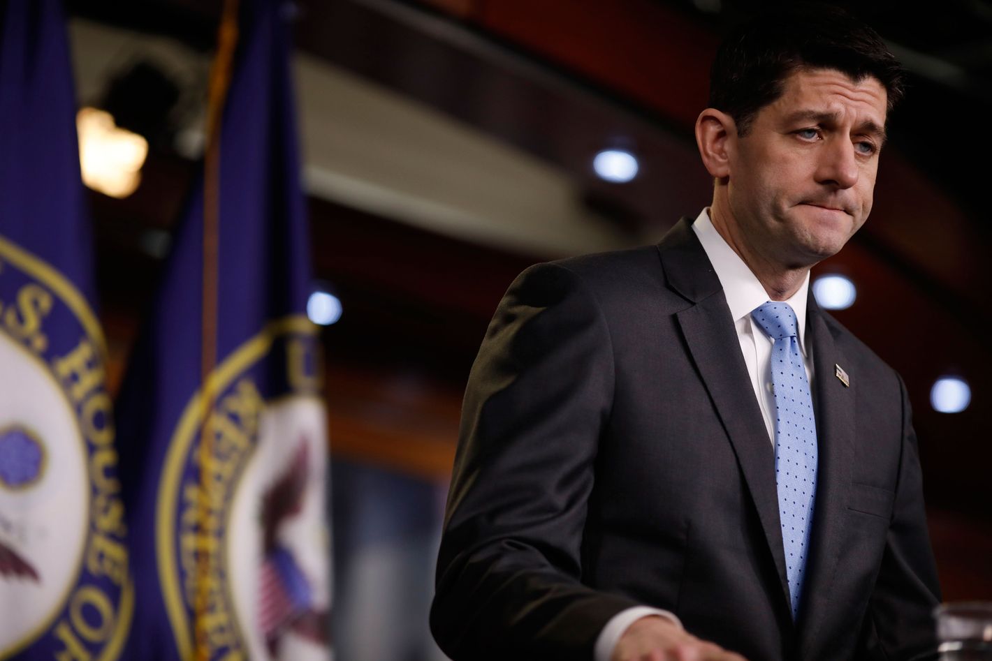 Paul Ryan’s Lipless Face Will Not Seek Re-Election