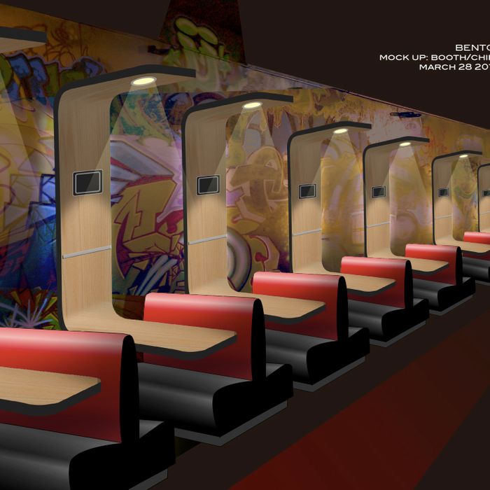 An Early Look at Bento Burger’s Blade Runner –esque Design