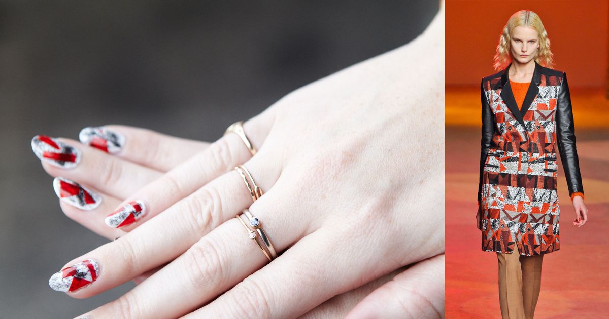 One Chic New Manicure, Inspired by a Runway Look