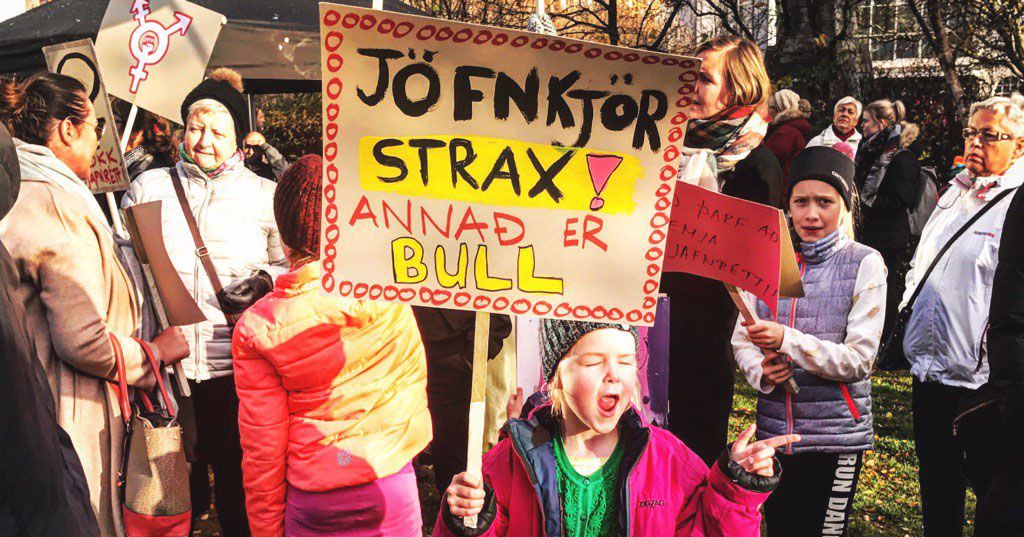 Women in Iceland Are Protesting the Gender Pay Gap Today