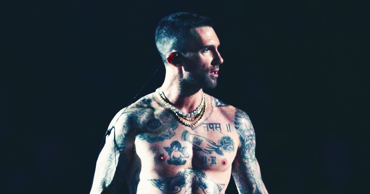 Adam Levine Super Bowl Halftime Show Performance Outfits