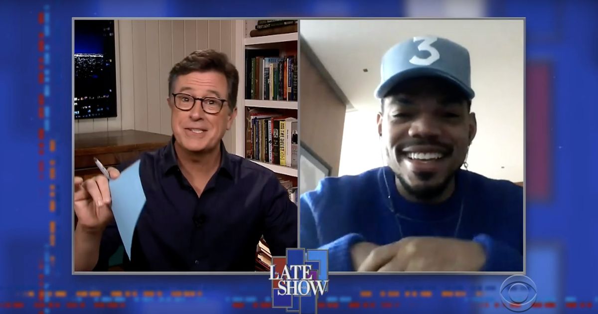 Stephen Colbert Raps Chance the Rapper’s Sunday Candy: WATCH