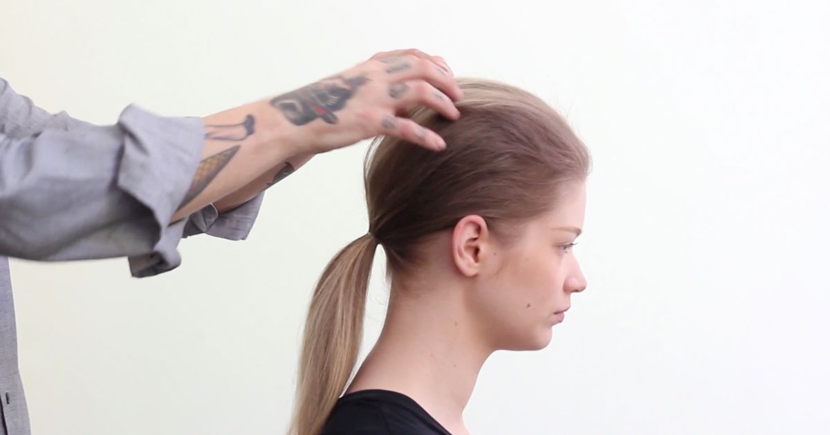 GIF Tutorial: How to Create a Grown-Up Ponytail