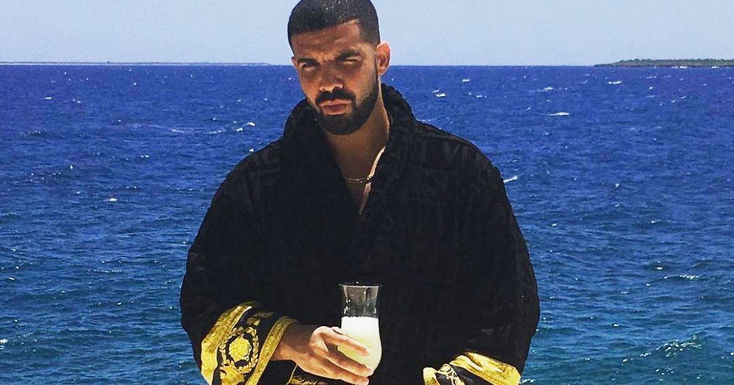 Here Is Drake’s Infinity-Pool Robe
