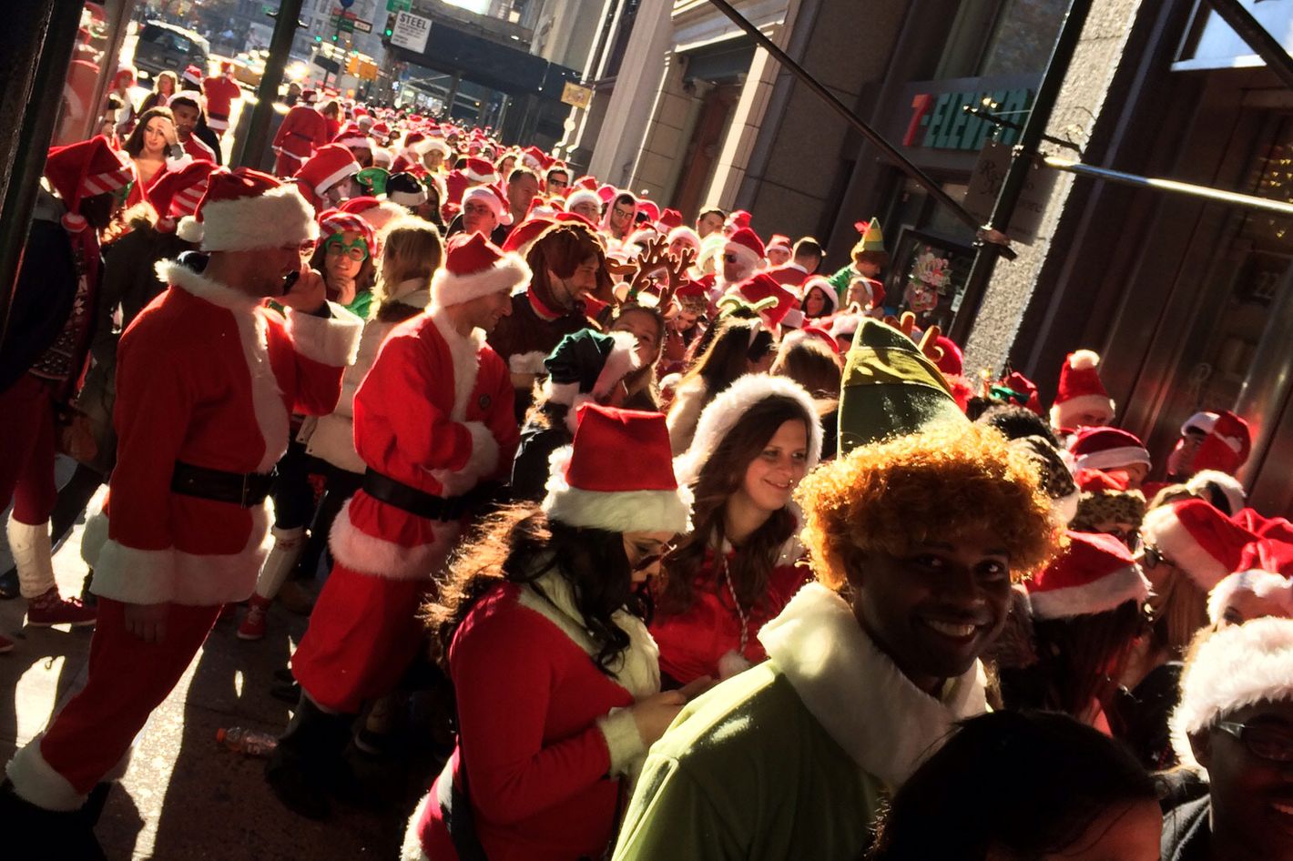 We Spent 9 Hours at SantaCon So You Didn’t Have To