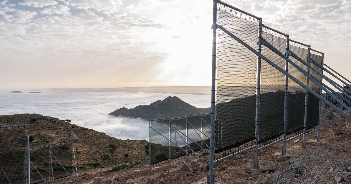 Nets on Morocco’s Mount Boutmezguida Harness Water From Fog