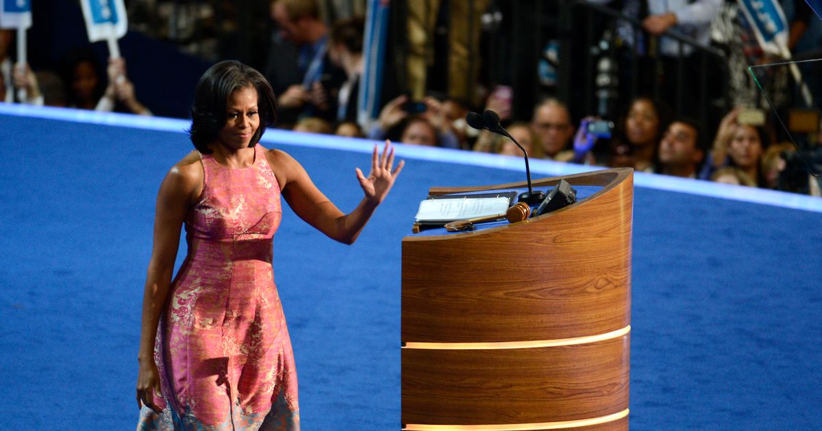 Michelle Obama’s Pink DNC Dress: An Analysis