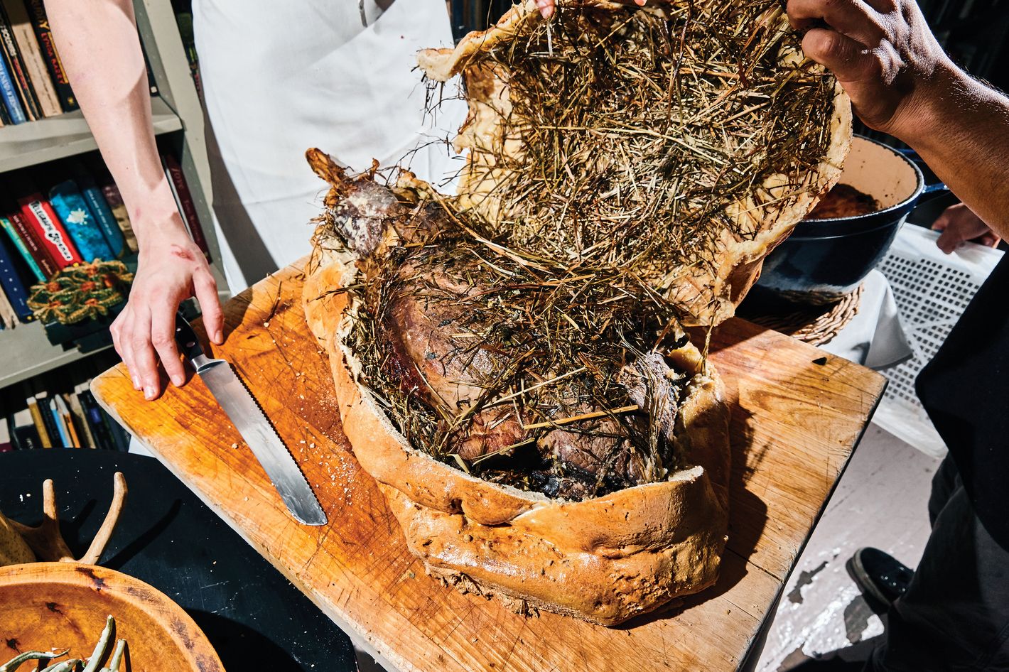 Mimi Chef Liz Johnson Makes Salt-Baked Venison for 18