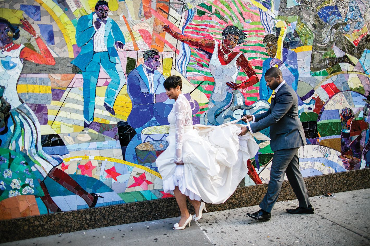 Real Wedding Album: A Cozy Dinner in Harlem