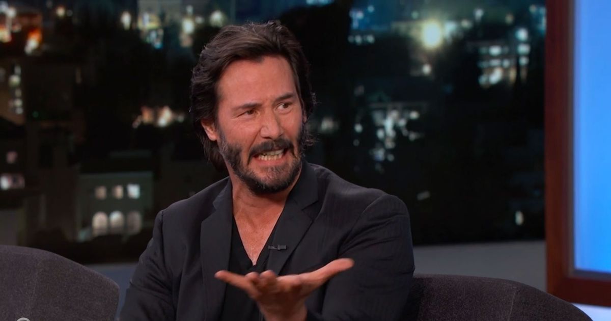 Keanu Reeves When He Read the Script for Speed 2: ‘Ahhh!’