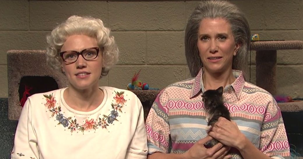 Kate McKinnon and Kristen Wiig As Crazy Cat Ladies Is Exactly What You ...