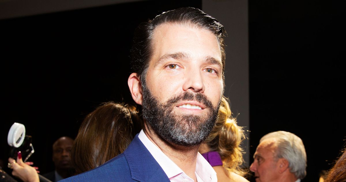 Don Jr. Spotted Without Mask at Crowded Hamptons Party