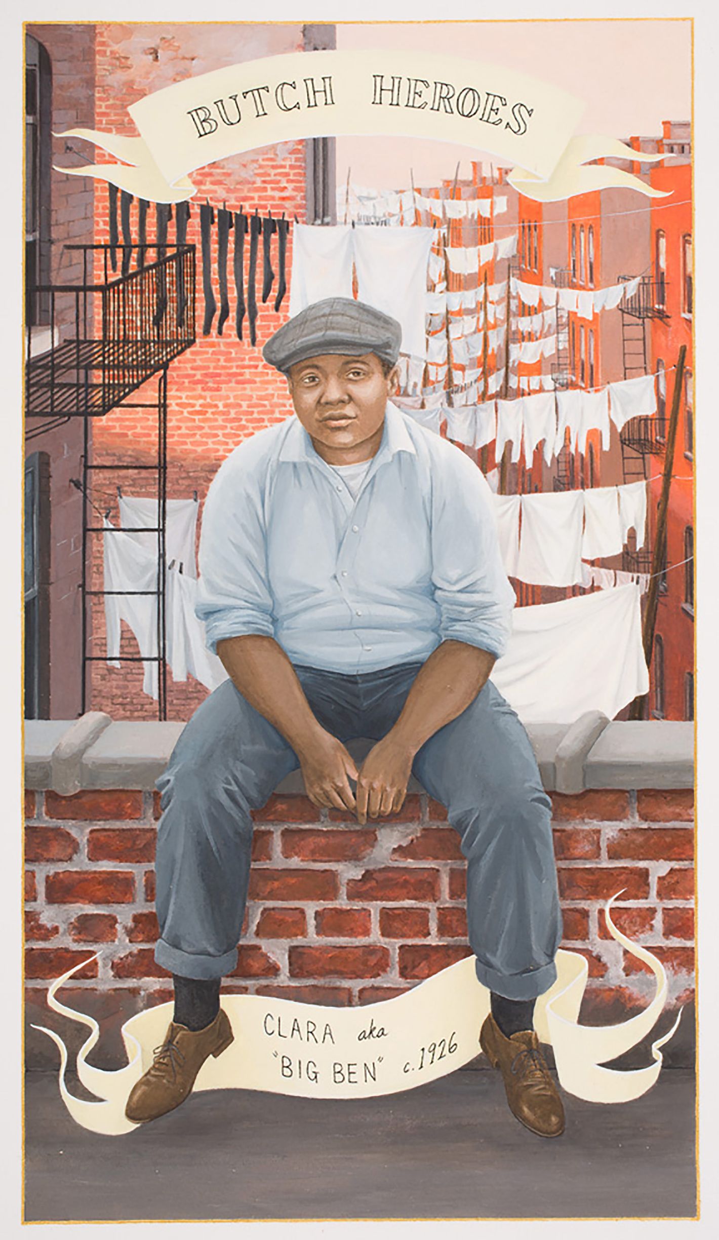 ‘Butch Heroes’ Art Show by Ria Brodell at Wellesley College