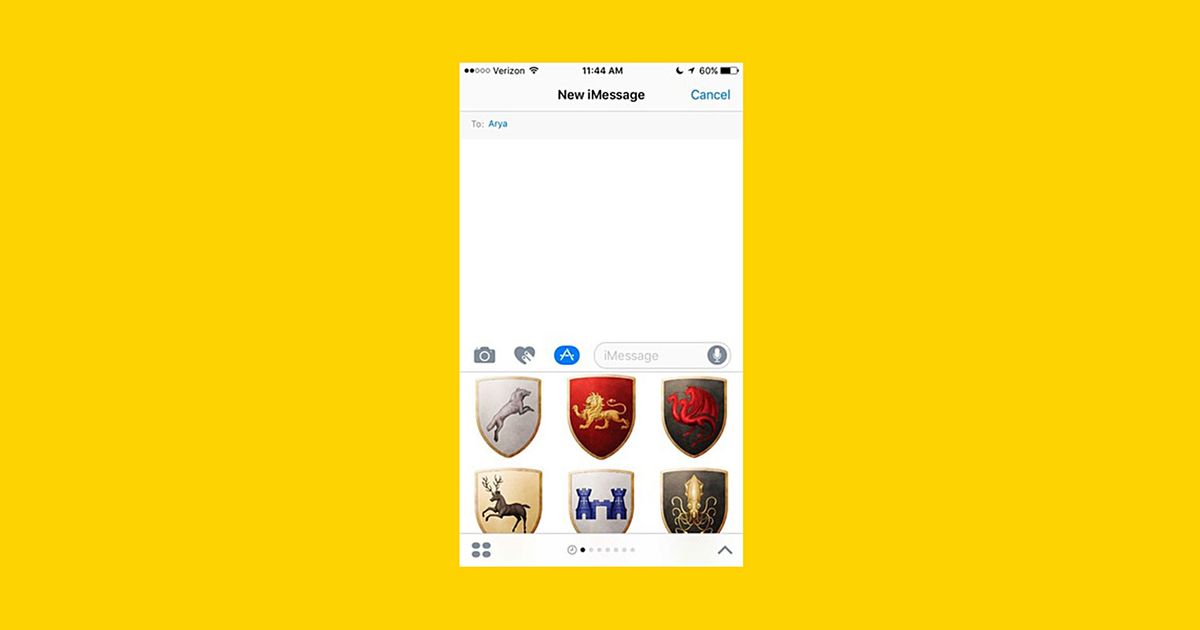 iMessage Stickers and Apps Now in iOS10