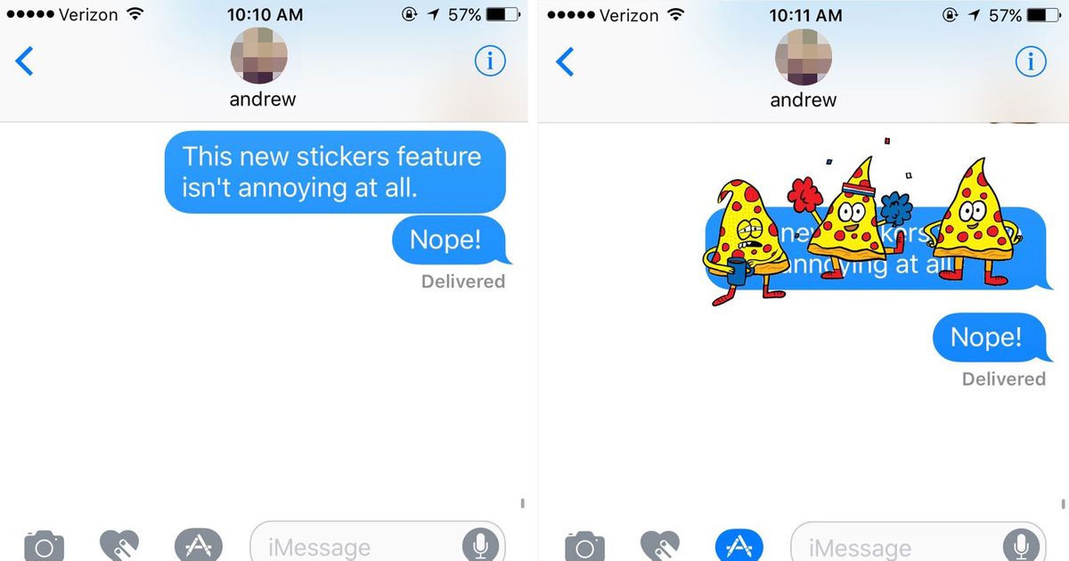How to Use iMessage Stickers and Animations in iOS 10