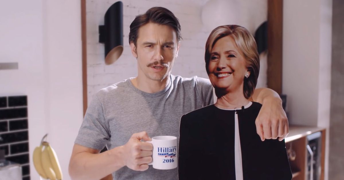 James Franco Will Wink at You Until You Vote for Hillary Clinton, So ...