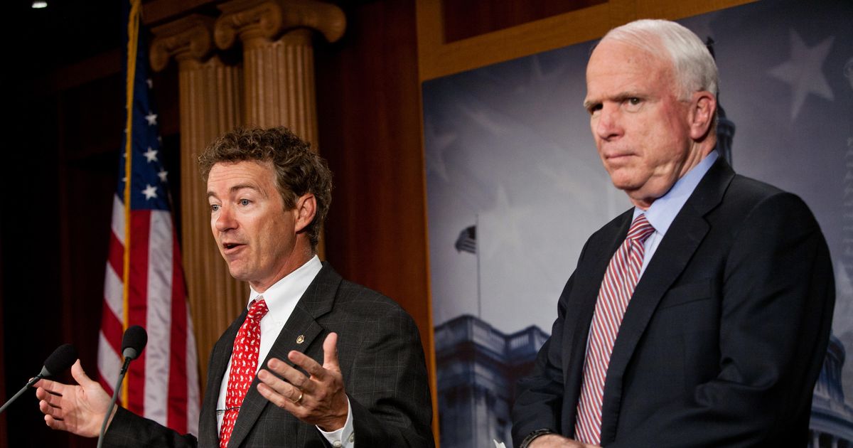 A Brief History of John McCain and Rand Paul's Sick Burns