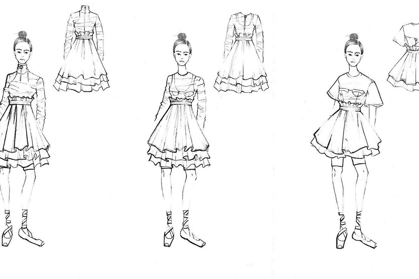 See Sketches for the New York City Ballet’s Fashion Gala