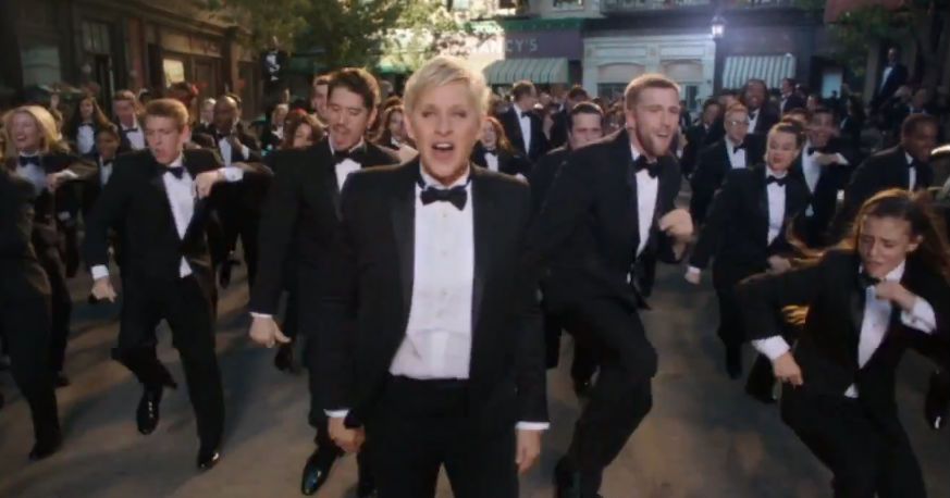 Ellen Leads the Dancing Masses in New Oscars Trailer