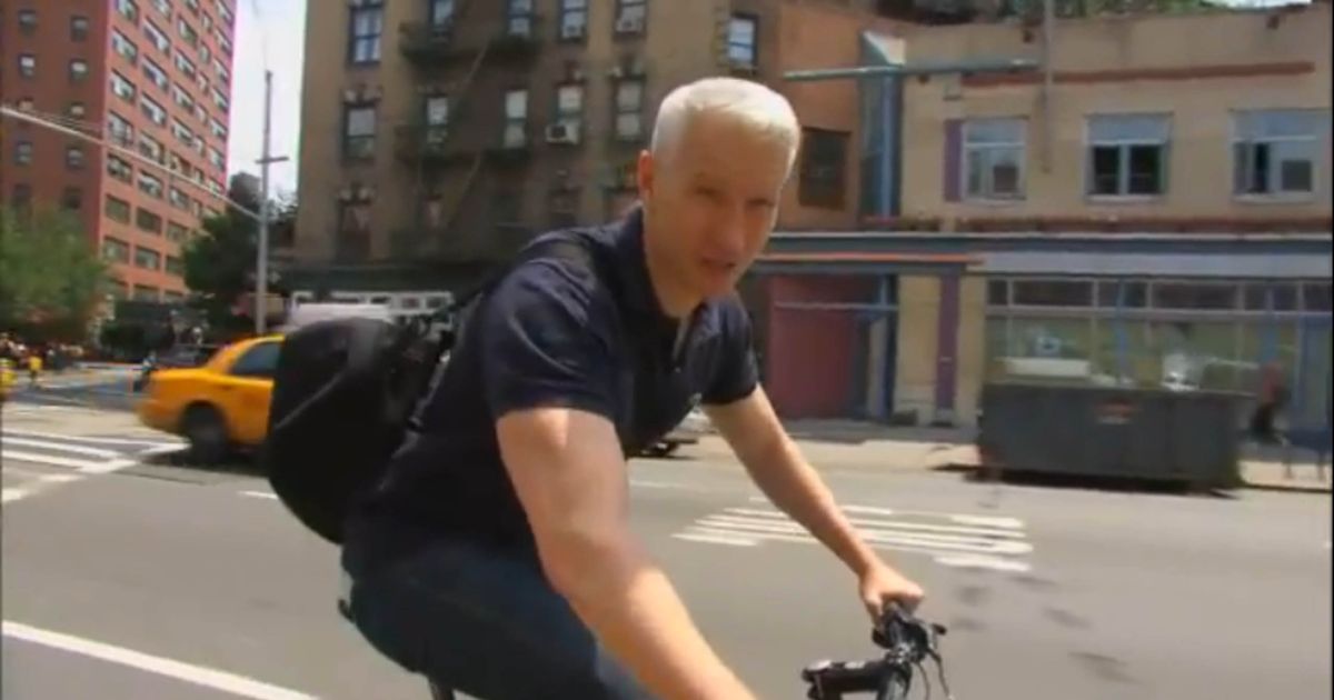 Anderson Cooper Flexing