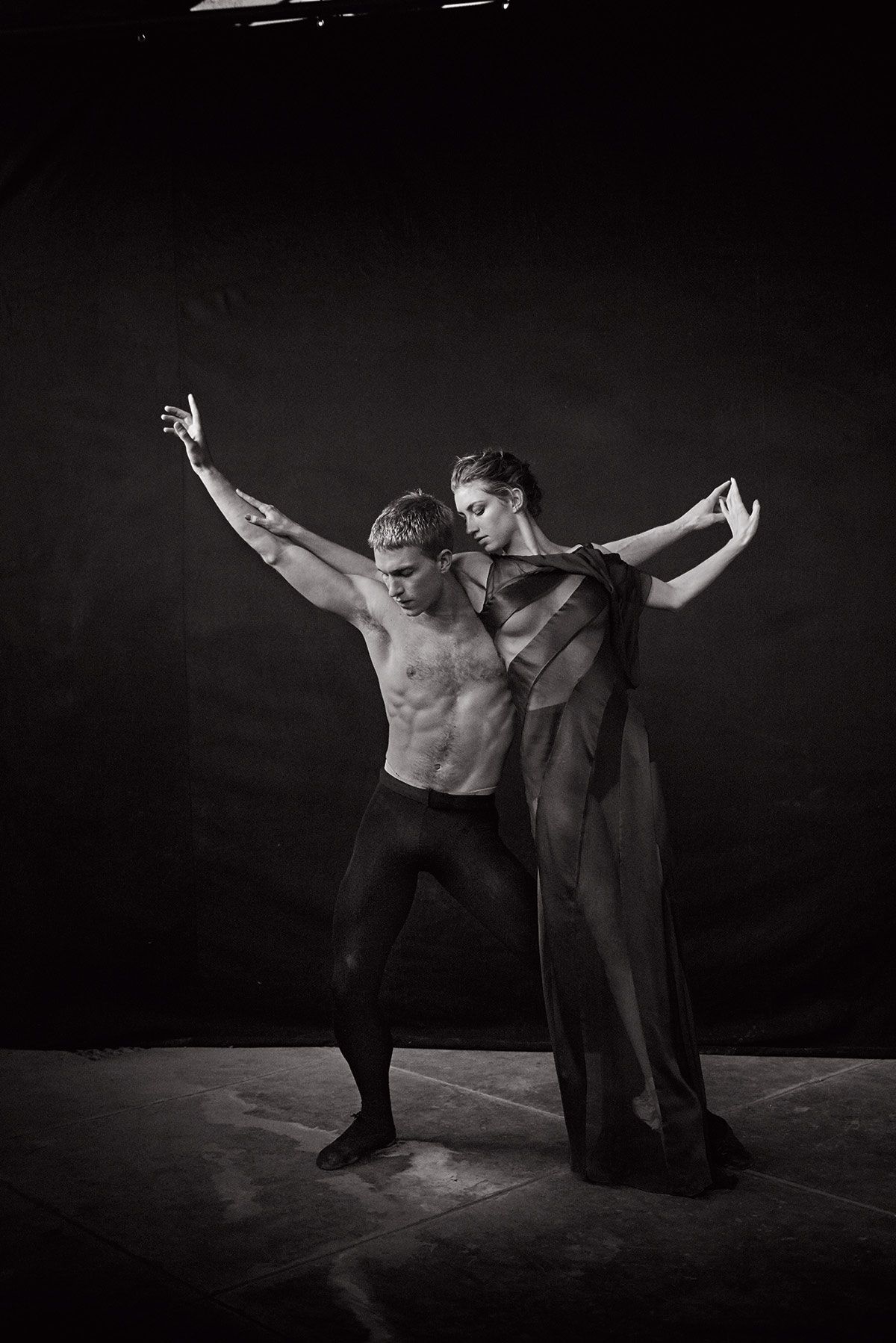 New York City Ballet Dancers, Captured Offstage