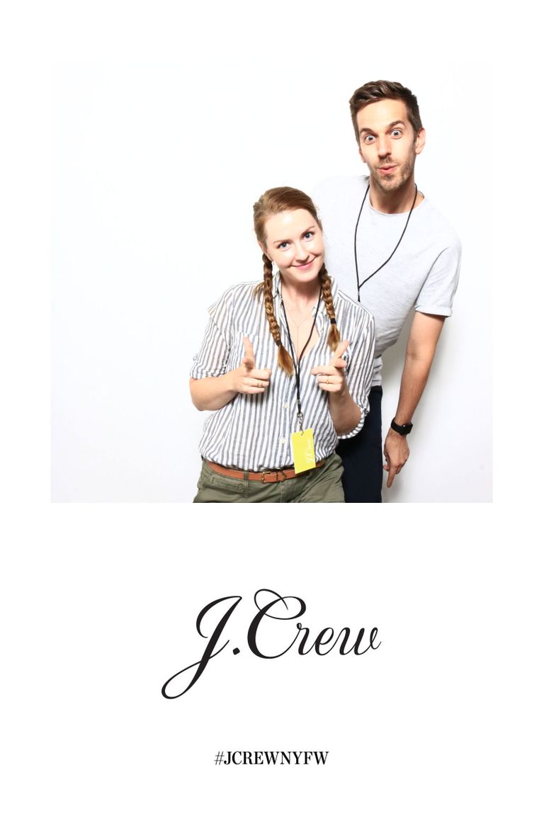 J. Crew's Backstage had a Photo Booth