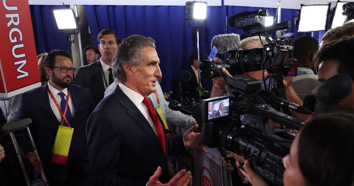 Can Burgum Buy His Way Onto a Second Debate Stage?