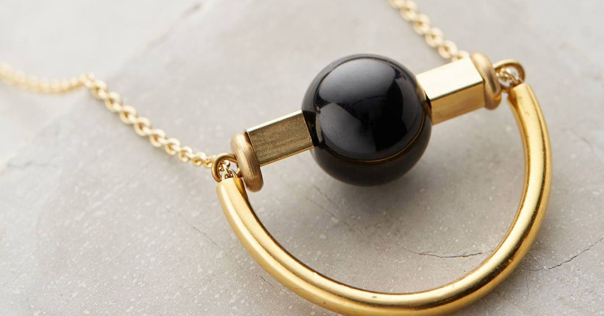 A Simple Gold Pendant Perfect for Layering