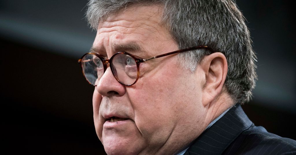 AG Barr Stepped In to Ease Sentencing for Trump Ally: Report