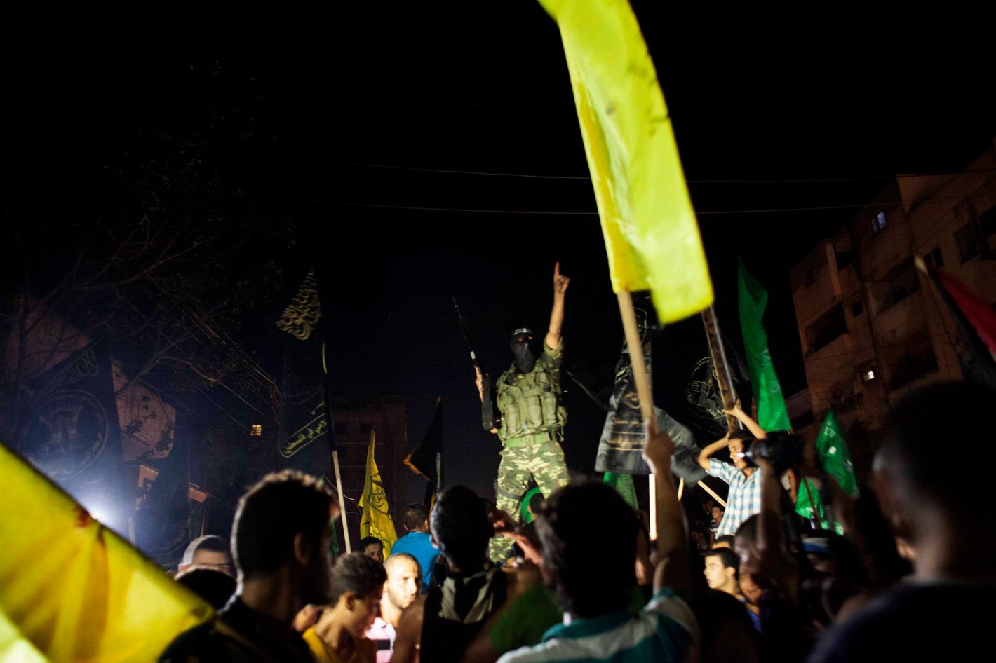 Incredible Photos of Gaza’s Cease-fire Celebrations