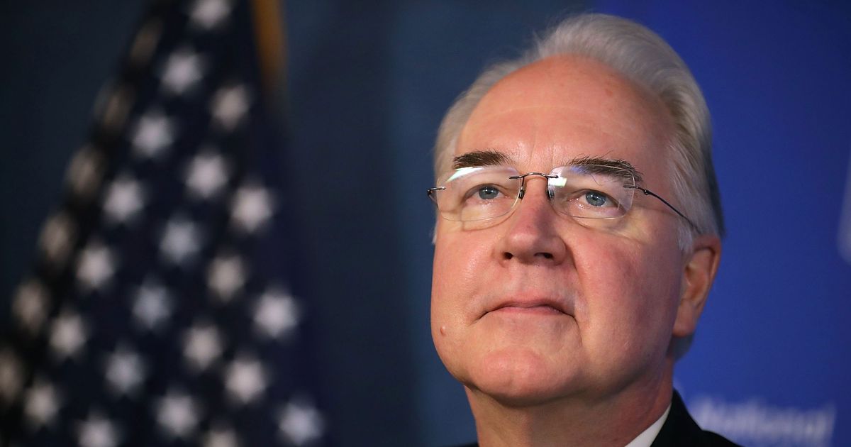 Tom Price, Disgraced Ex-Cabinet Member, Wants Senate Seat